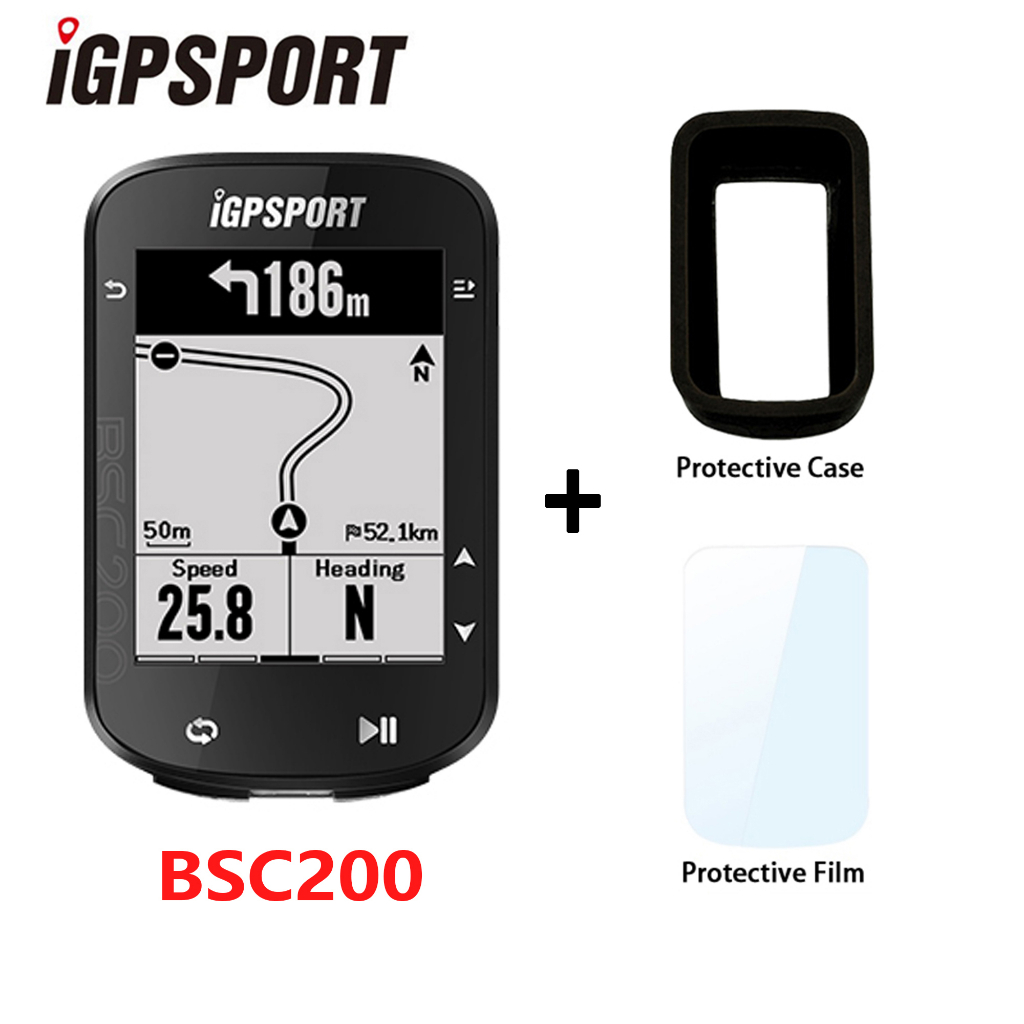 Igpsport Bsc200 Gps Bicycle Computer Bluetooth Ant+ Wireless Waterproof ...