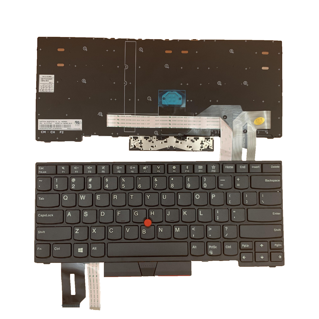 For lenovo IBM Thinkpad E480 E485 E490 E495 Series Laptop keyboard Non ...