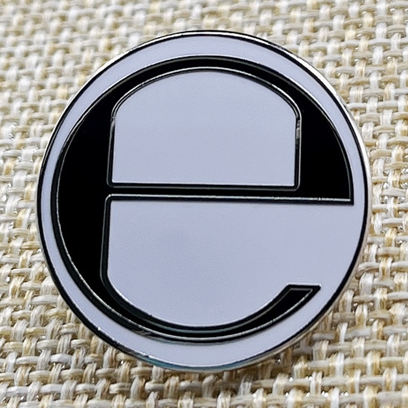 Ecco2K music album E button enamel pin metal badge brooches Decorate ...
