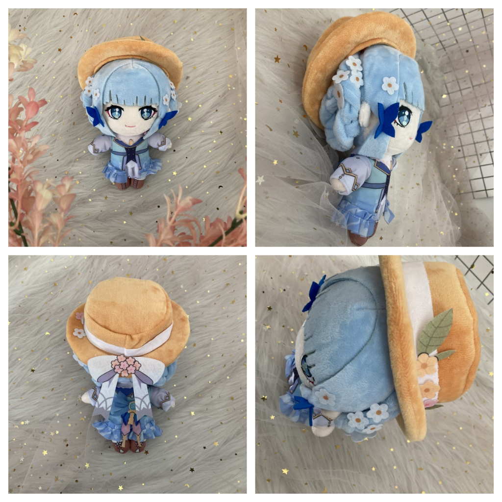 20cm Genshin Impact Doll Fischl Ning Guang Ye Lan Plush Toy Anime Eula ...