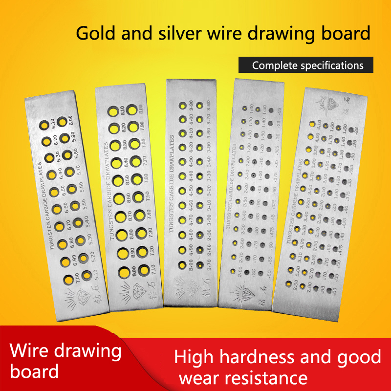 Tungsten Carbide Wire Drawplate Square/Half Round Shape 0.26-9.0mm 20/ ...