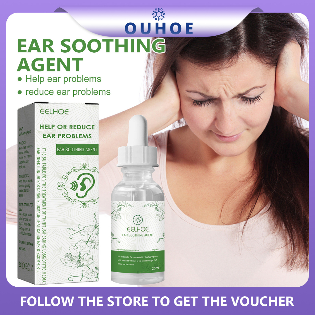 Ear Ringing Relieving Drops Deafness Clean Soften Earwax Canal Blockage ...