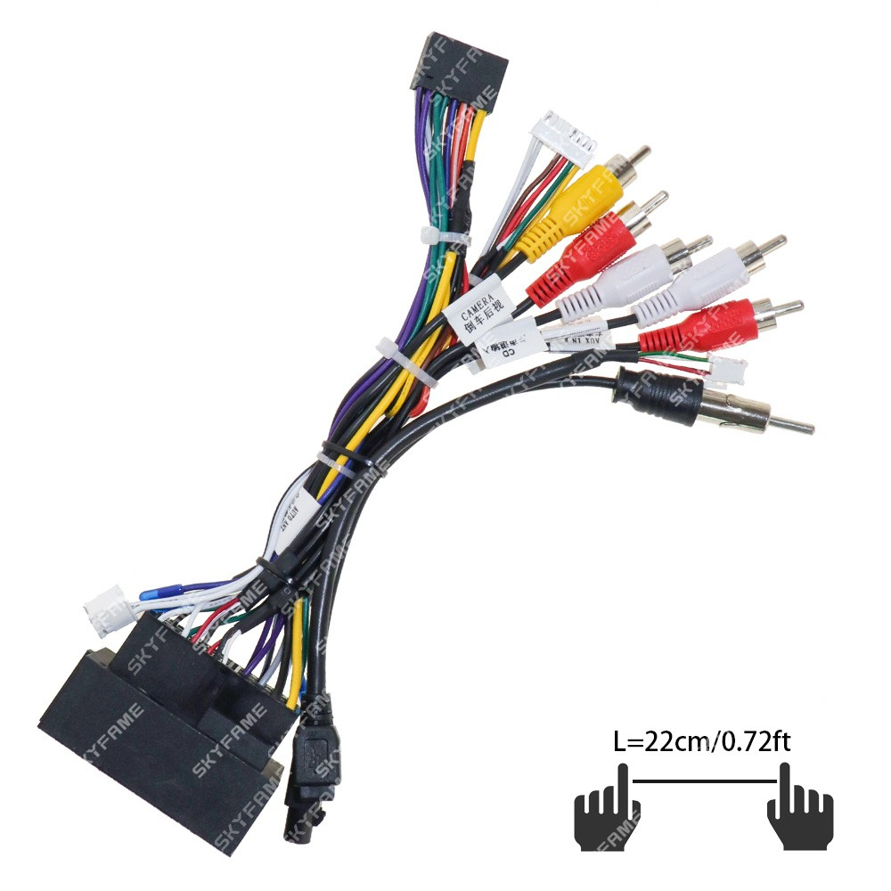 Car 16pin Wiring Harness Adapter Canbus Box Decoder For Jeep Grand ...