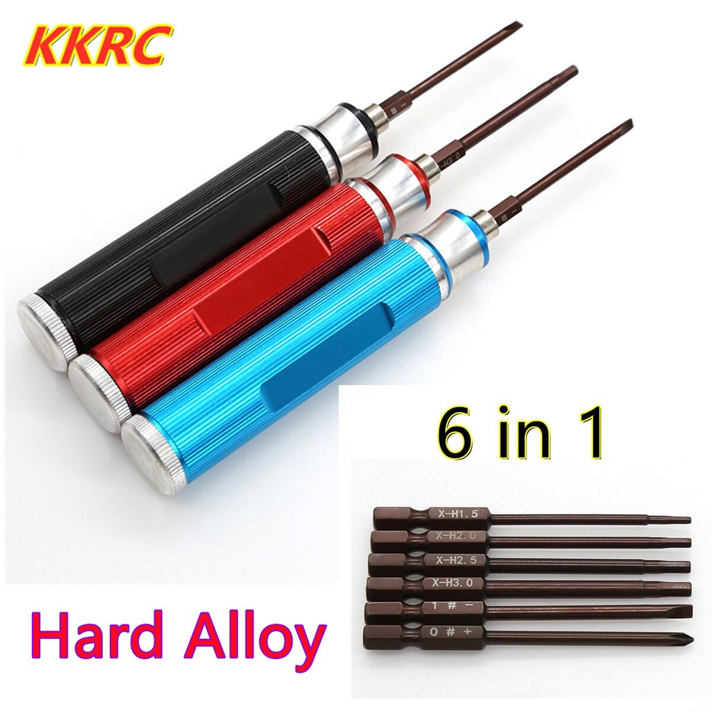 RC Tool Hard Alloy 6 in 1 Screwdriver RC Tool Screw Driver Removal ...
