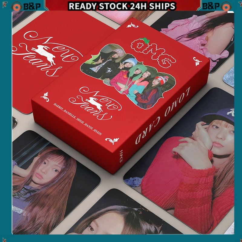 B&P 55pcs/box New-Jeans Photocards OMG ATTENTION LOMO Card New Album ...