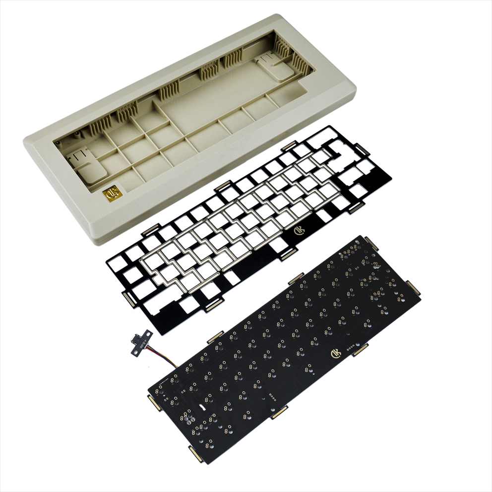 M0110 D0110 Retro Soldering PCB ANSI ISO Gasket Mechanical Keyboard Kit ...
