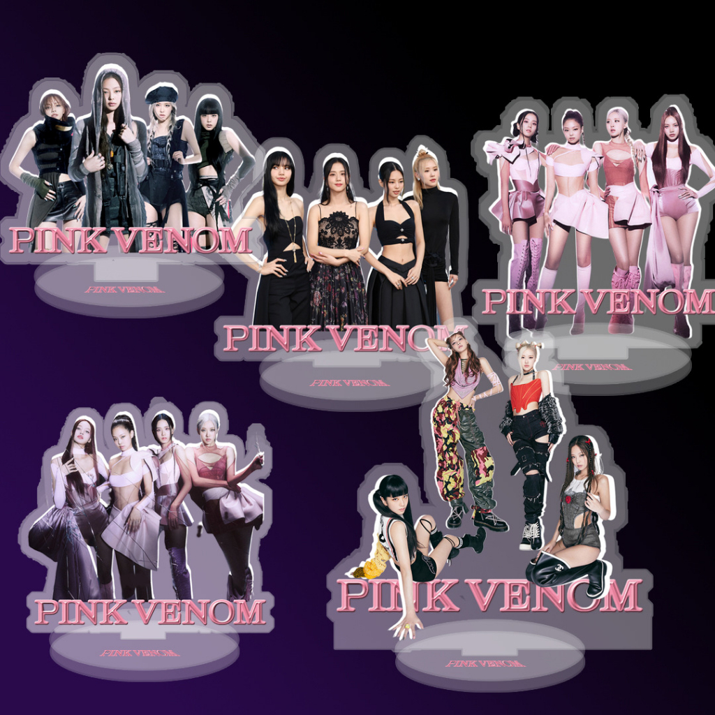 BLACK PINK Standee Acrylic Stand Lisa Jennie Rose Figure Album Photo ...