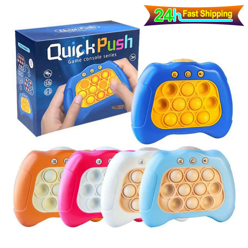 GEESO Fast Push Game Machine Electronic Fast Push Pop It Game Machine Education Toys Children 