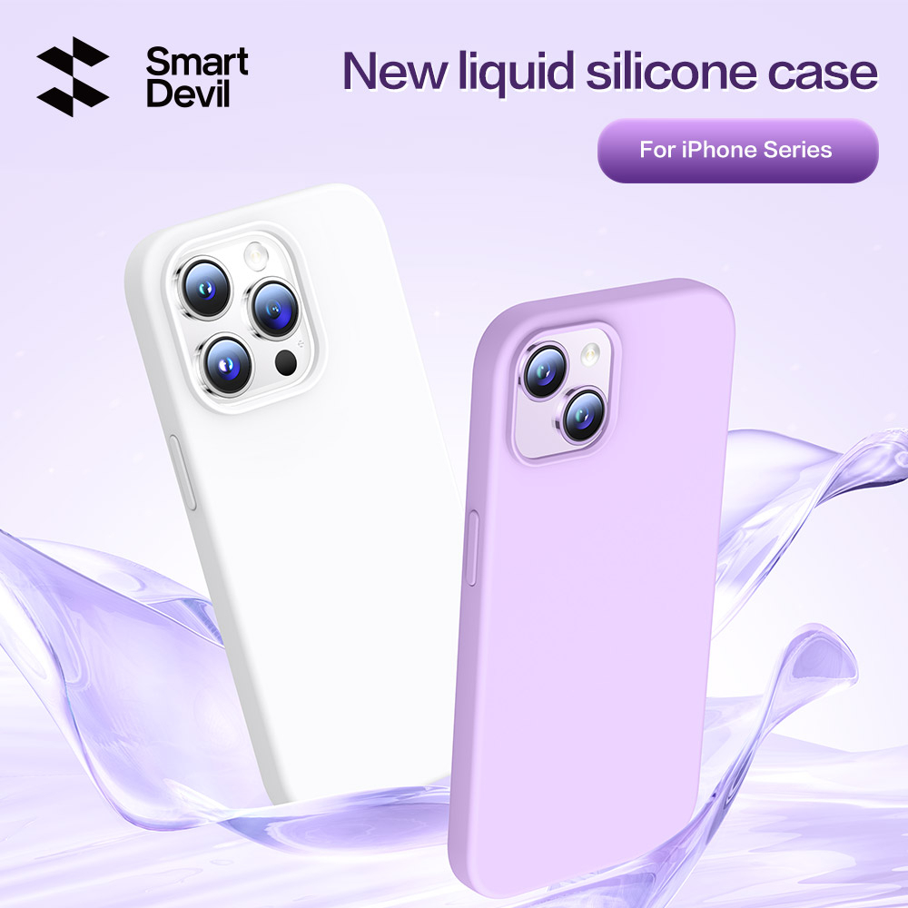 SmartDevil New Liquid Silicone Shell For iPhone 14/14 Pro/13 Promax/13 ...