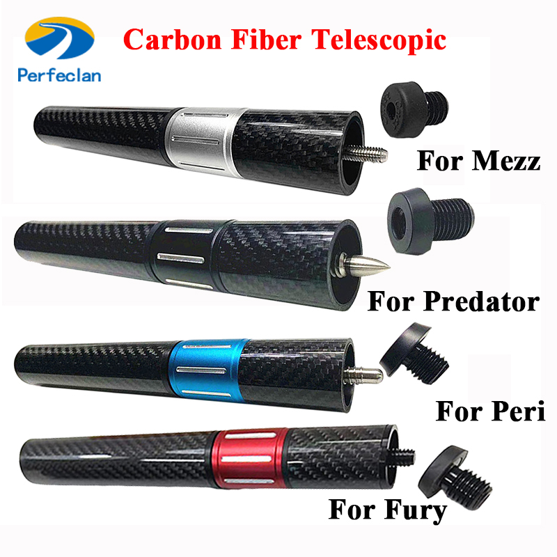 [Perfeclan] Perfeclan Telescopic Pool Cue Extension Carbon Fiber ...