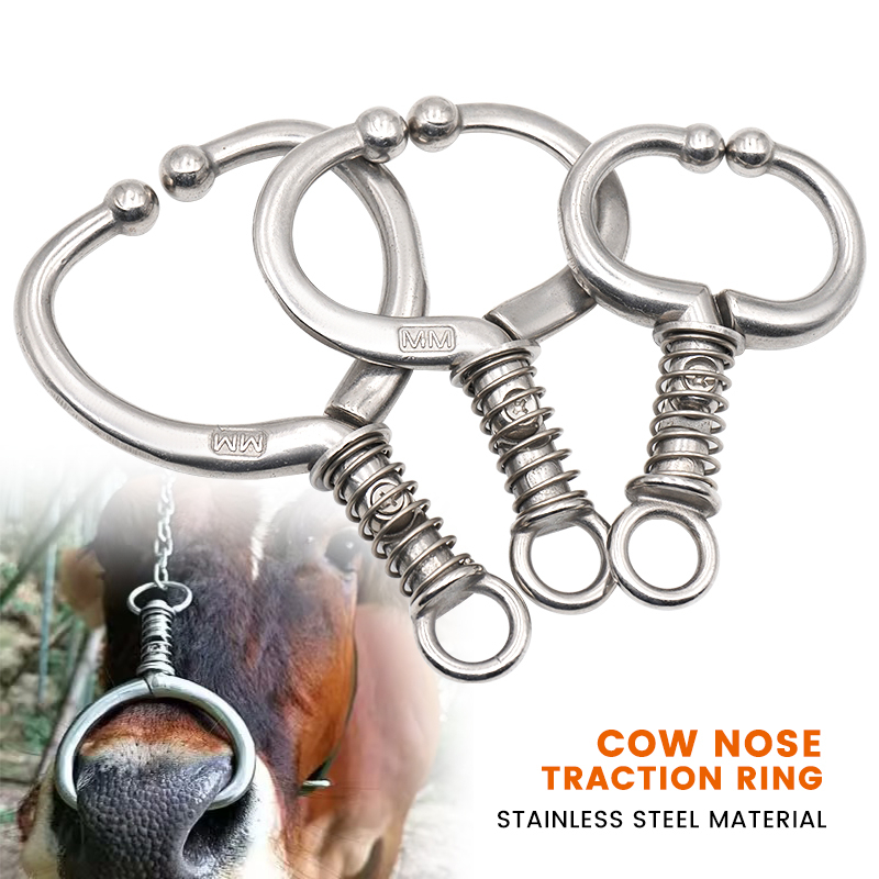 【Ready stock】1Pc Livestock Cow Stainless Steel Cattle Nose Clamp Bull ...
