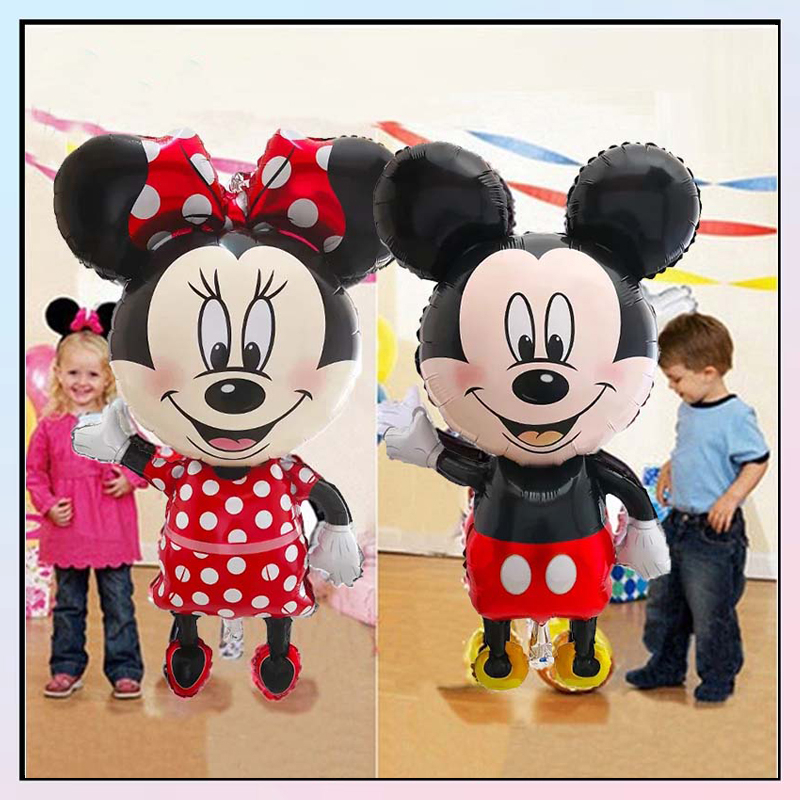 large Size 115*65cm Giant 3D Mickey Aluminum Film Balloon Cartoon ...