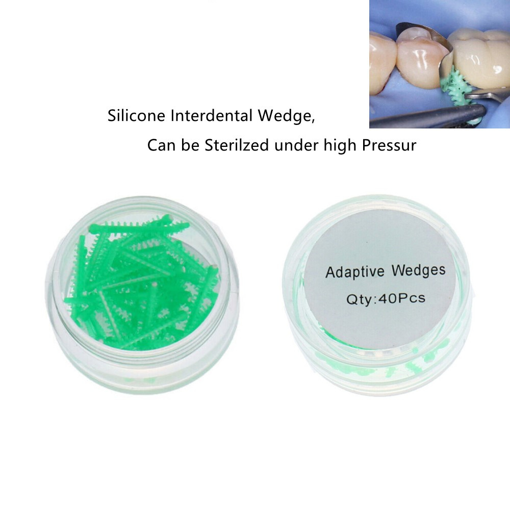 Dental Adaptive Silicone Interdental Wedge Dental Matrice Matrix Wedges ...