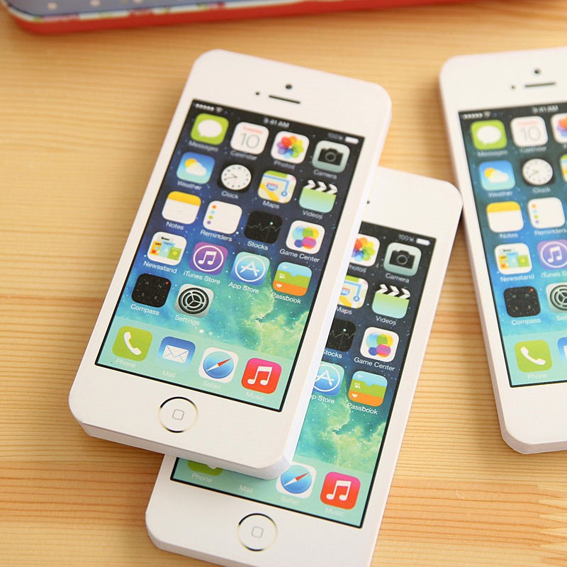 Creative Mobile Phone Shape Notepad Mini Memo Pad Sticky Note Pocket ...