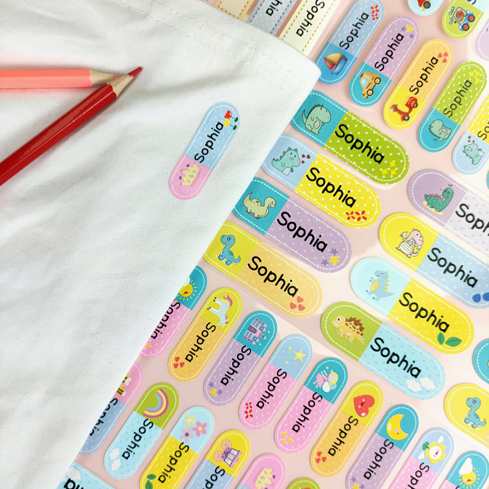 Cloth Ironing Pasting Tags Custom Personalized Name Sticker For Clothes ...