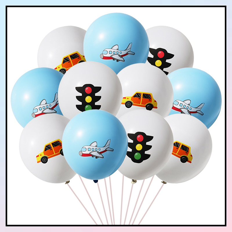 12 Inch Traffic Safety Theme Excavator Aircraft Construction Vehicle ...