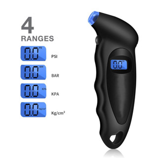 Car psi Checker for Motorcycle Truck SUV Bike LCD Digital Tire Gauge ...