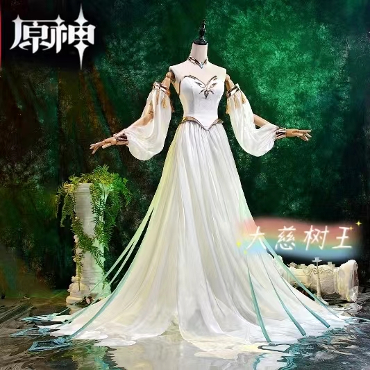 Genshin Impact cosplay The Greater Lord Rukkhadevata plus size Grass ...