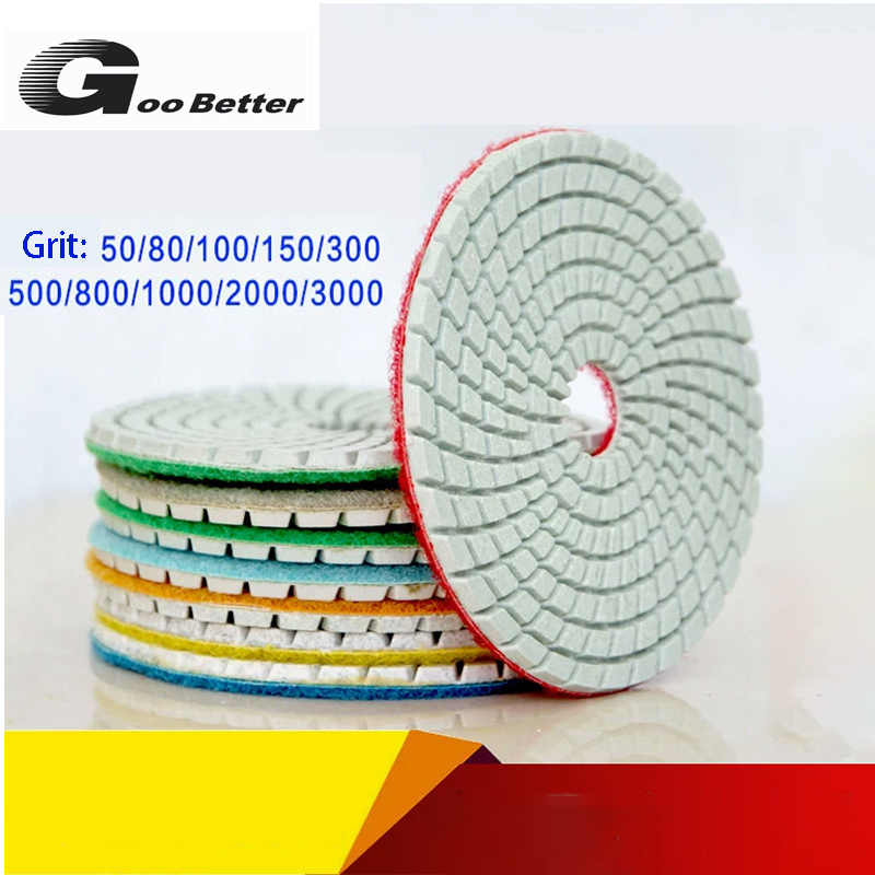 1pcs Diamond Polishing Pad 3" / 4" Buffing Pads Grinding Disc Granite ...