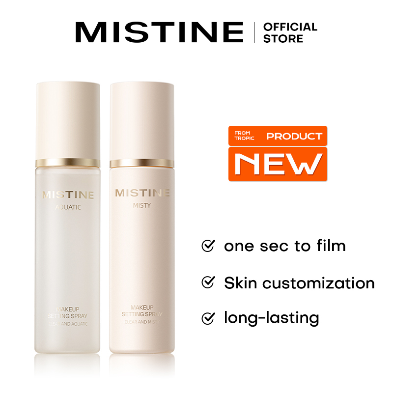 MISTINE Makeup Spray Long-lasting Oil Skin Setting Water 100g | Shopee Philippines
