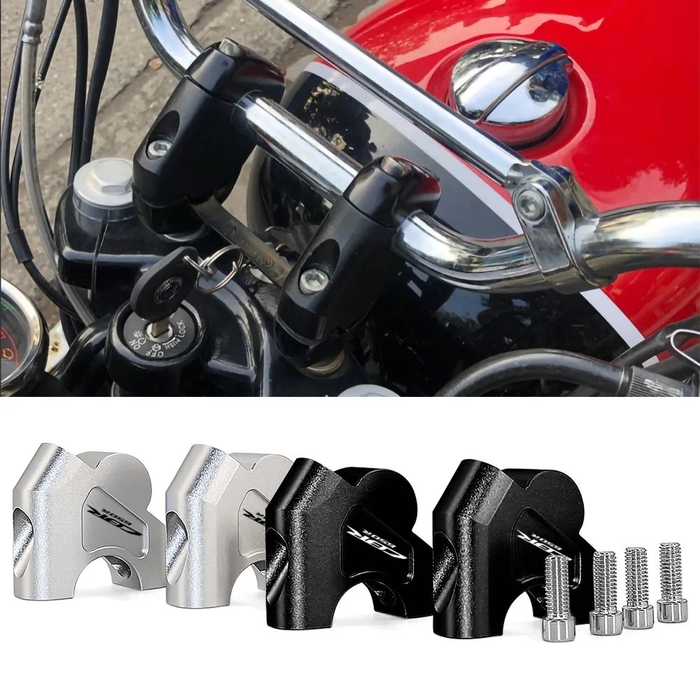 Motorcycle Handlebar Riser Up Backs Moves Bracket Kit Handle Bar Riser ...