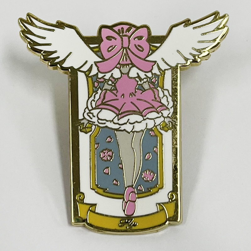 Magical girl anime Cardcaptor Sakura Clow Cards enamel pin metal badge ...