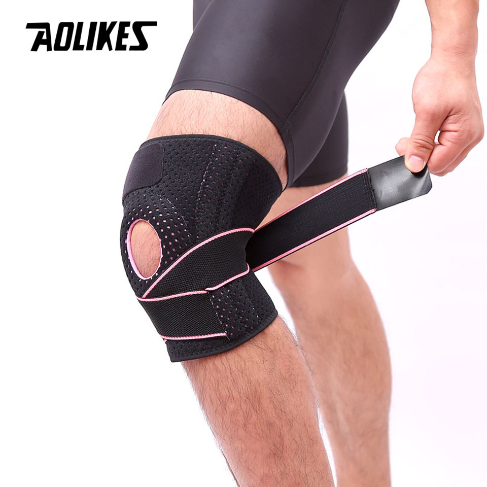 AOLIKES 1 Pc Knee Brace With Side Stabilizers For Meniscus Tear Pain ...