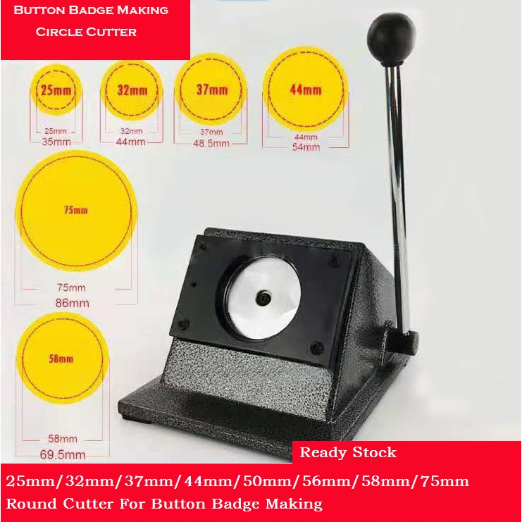 25mm 32mm 37mm 44mm 50mm 56mm 58mm 75mm heavy duty papre circle cutter ...