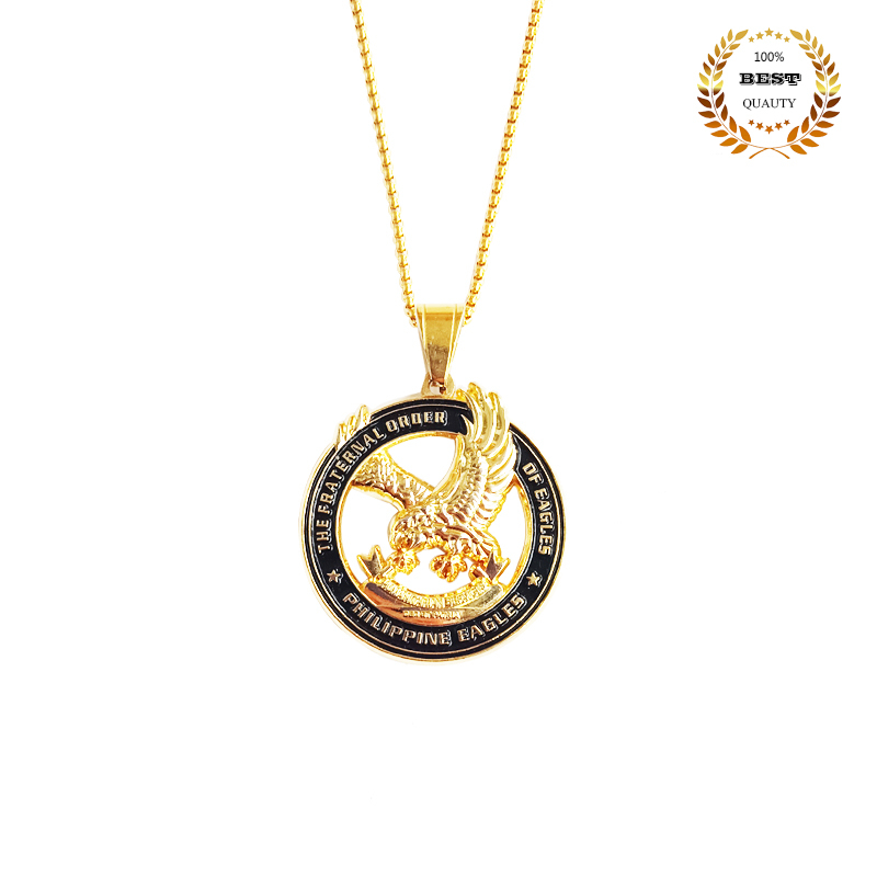 Cut-Out Eagles Pendant TFOE Necklace | Shopee Philippines