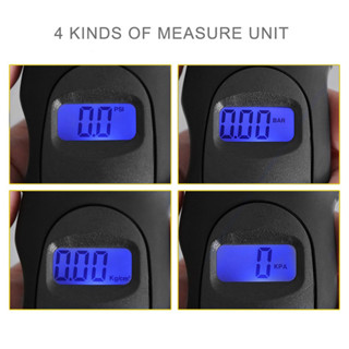 Car psi Checker for Motorcycle Truck SUV Bike LCD Digital Tire Gauge ...