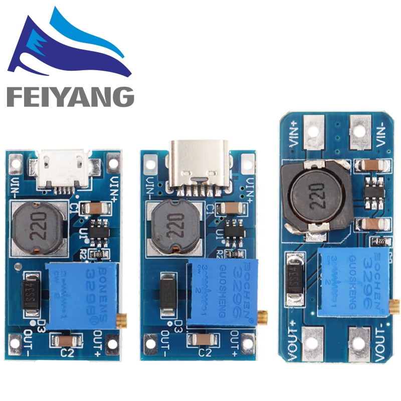 MT3608 DC-DC Step Up Converter Booster Power Supply Module Boost Step ...