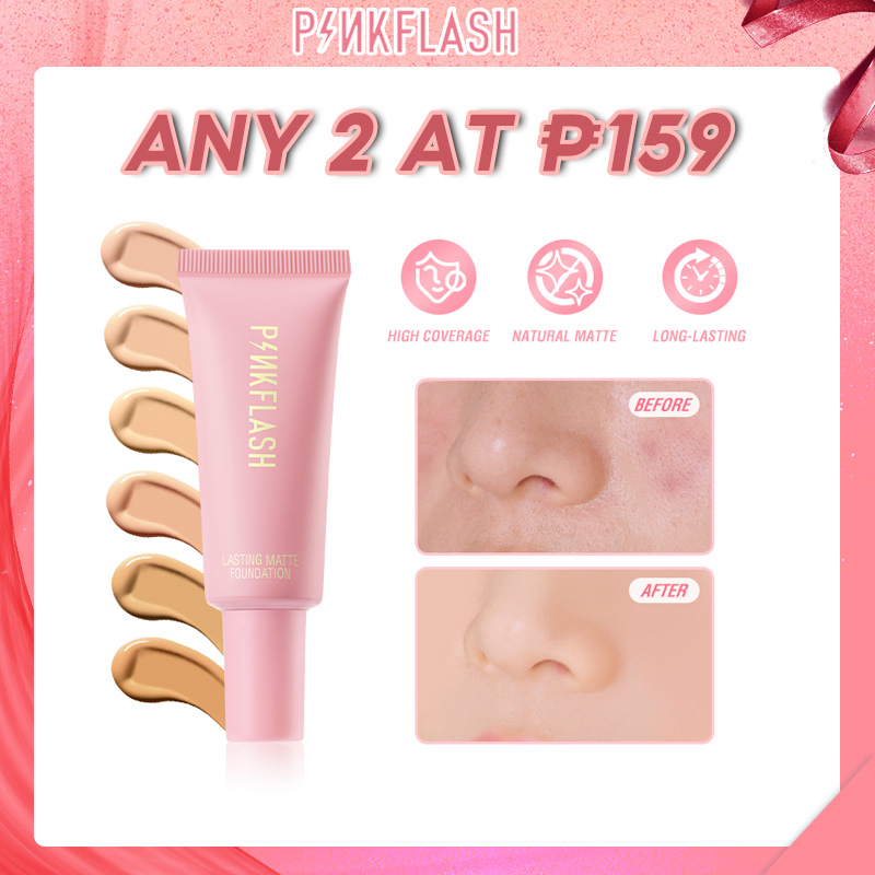 PINKFLASH Weightless Lasting All-day Matte Full Coverage Foundation ...