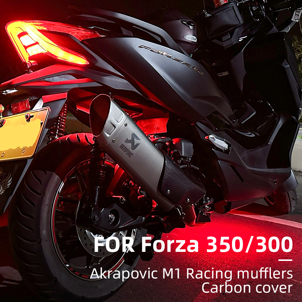 Akrapovic M1 for forza300/forza350 full exhaust system 51mm 2018-2023 ...