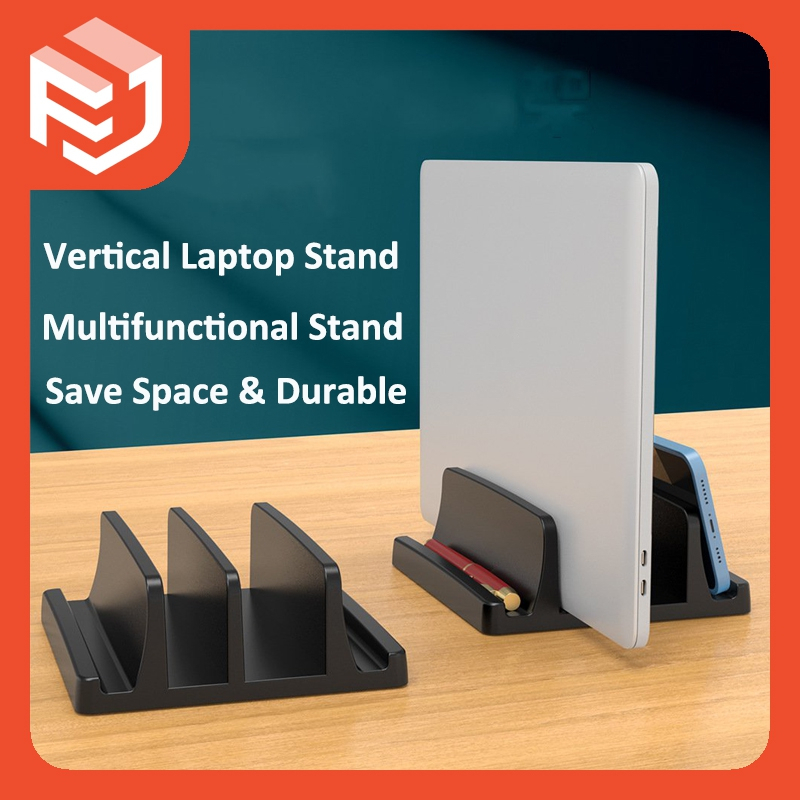 Vertical Laptop Stand Laptop Holder Tablet Storage Dock Desk Organizer ...