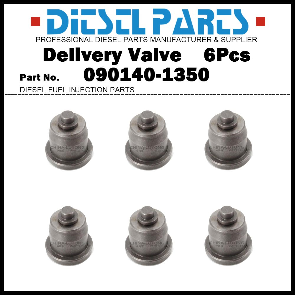6Pcs Injection Pump Pressure Valve Delivery Valve 090140-1350 ME703056 ...