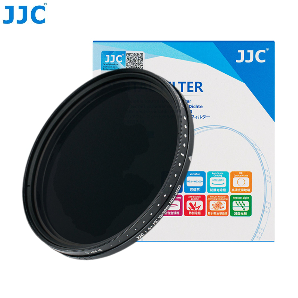 JJC F-ND2K ND Filter ND2-ND2000 Variable Neutral Density Filter NDV ...