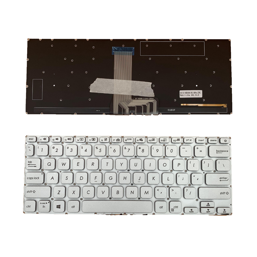 US backlit Keyboard for ASUS Vivobook 14 X409 X409F X409D X409U X409UA ...
