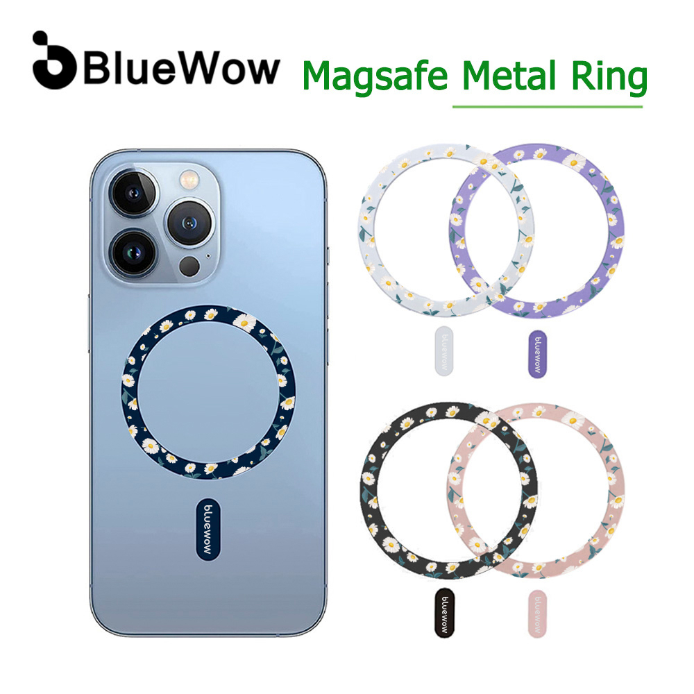 BlueWow Adhesive Metal Ring Sticker for Wireless Charging, Adapter ...