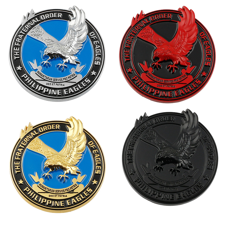 3D Metal Car Emblem The Fraternal Order of Eagles - Philippine Eagles ...