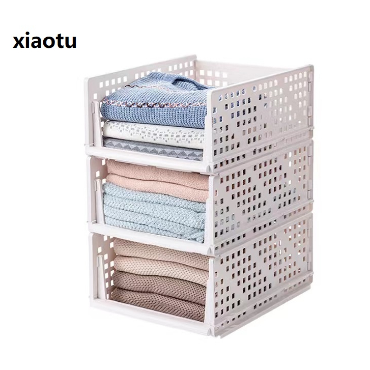 Folding Closet Organizers Storage Box Plastic Closet Organizer ...