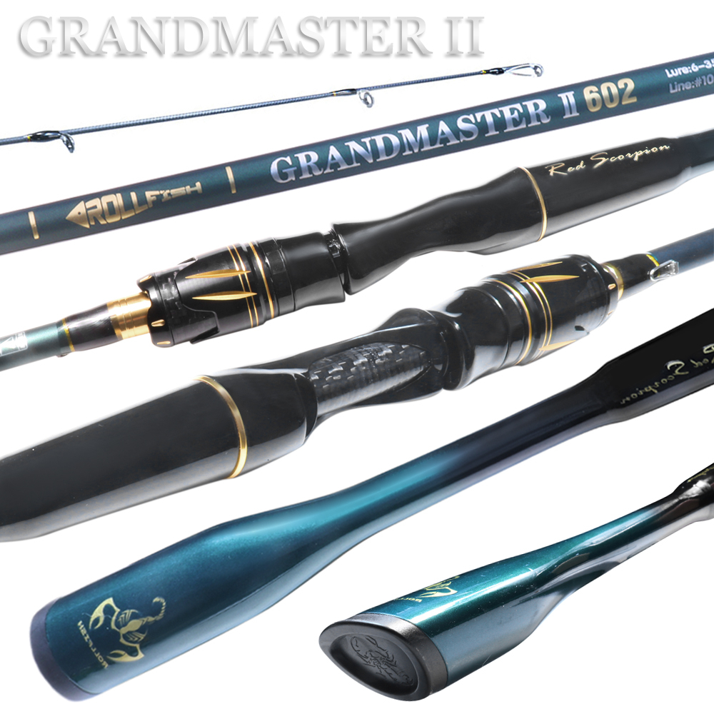 1.8M/2.1M 2Tips Fishing Rod 10-25LB M/MH Spinning Rod /Baitcasting Rod ...