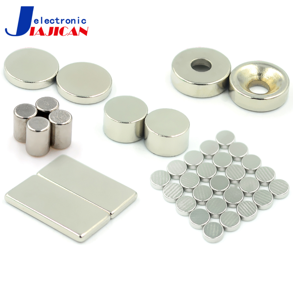 Ndfeb Strong Magnetic Iron Steel Round Magnet 8X5mm/10mmX2mm Square ...