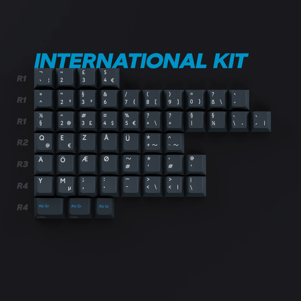 KBDfans Pbt Fans Umbra Keycaps Pbt Cherry Profile Keycaps | Shopee ...