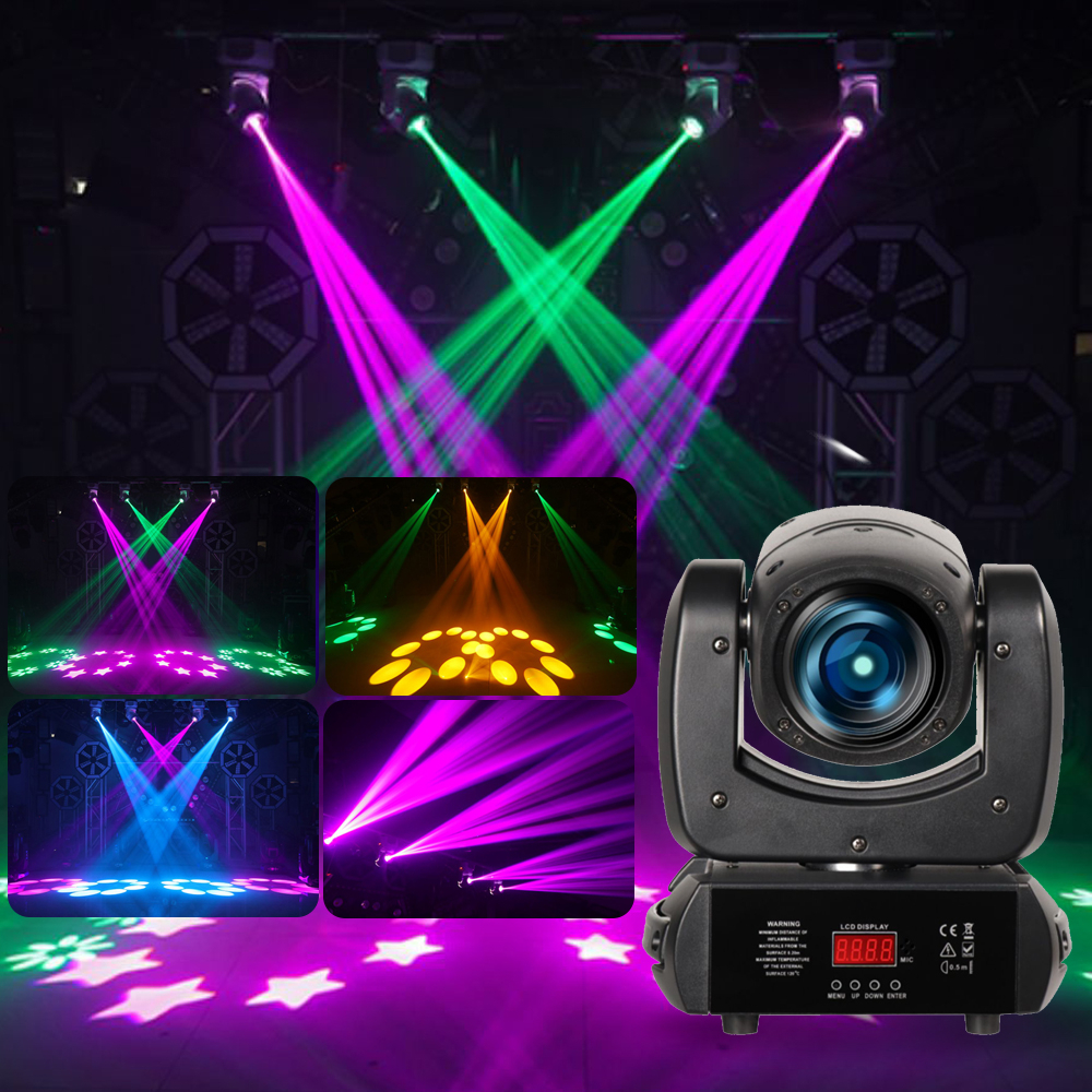 Pro Beam Mini Led 100W Moving Head Light Projector Spot Stage Lighting ...