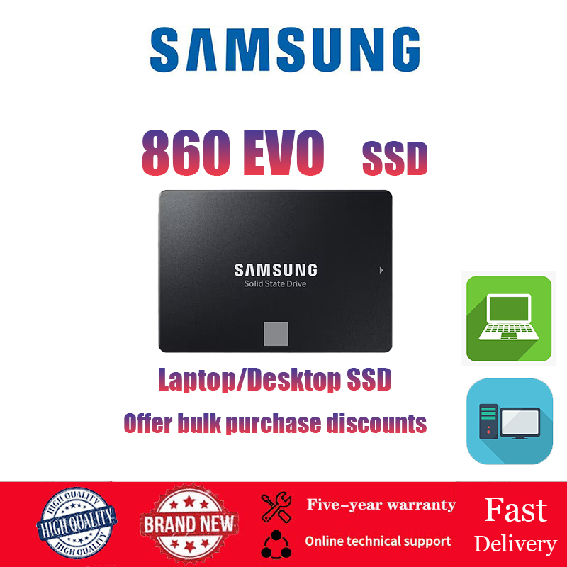 【IN STOCK】250GB/500GB/1TB SAMSUNG 2.5'' SATA SSD 870 Evo Internal Solid ...