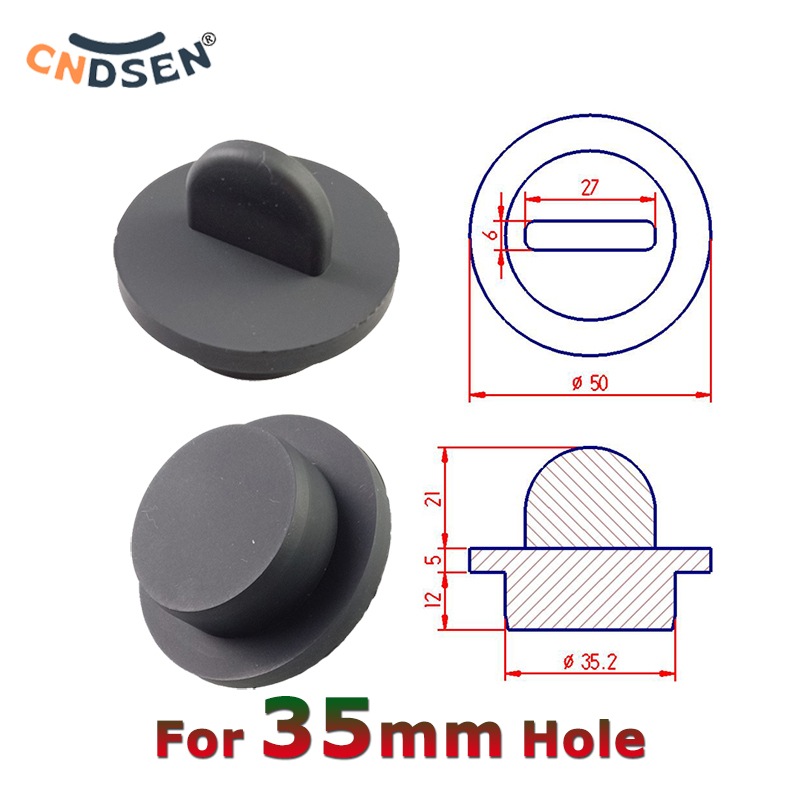 Silicone Rubber Hole Plug With Handle For Plugging 35mm Hole Waterproof ...