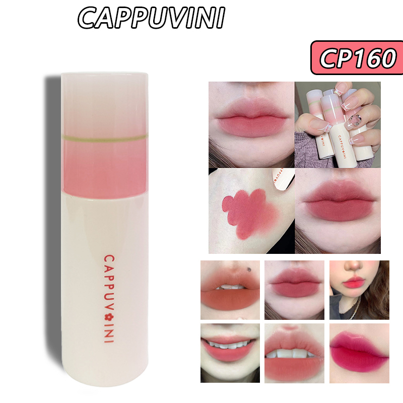 Cappuvini White Matte Velvet Lip Glaze 3g/3g*3 | Shopee Philippines
