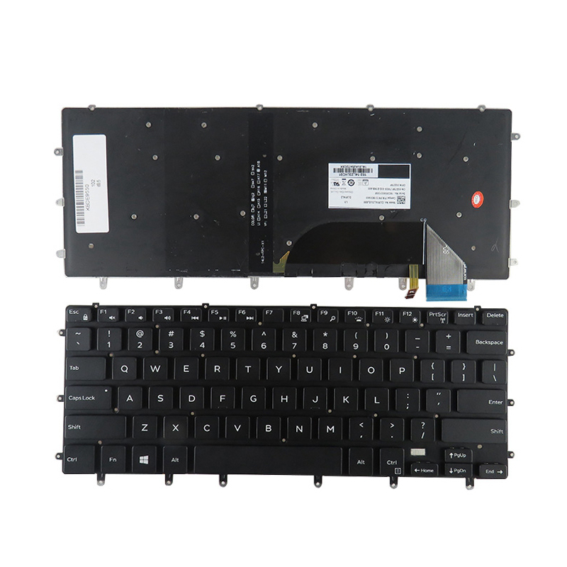Original US keyboard FOR DELL XPS 15 9550 9560 notebook keyboard ...