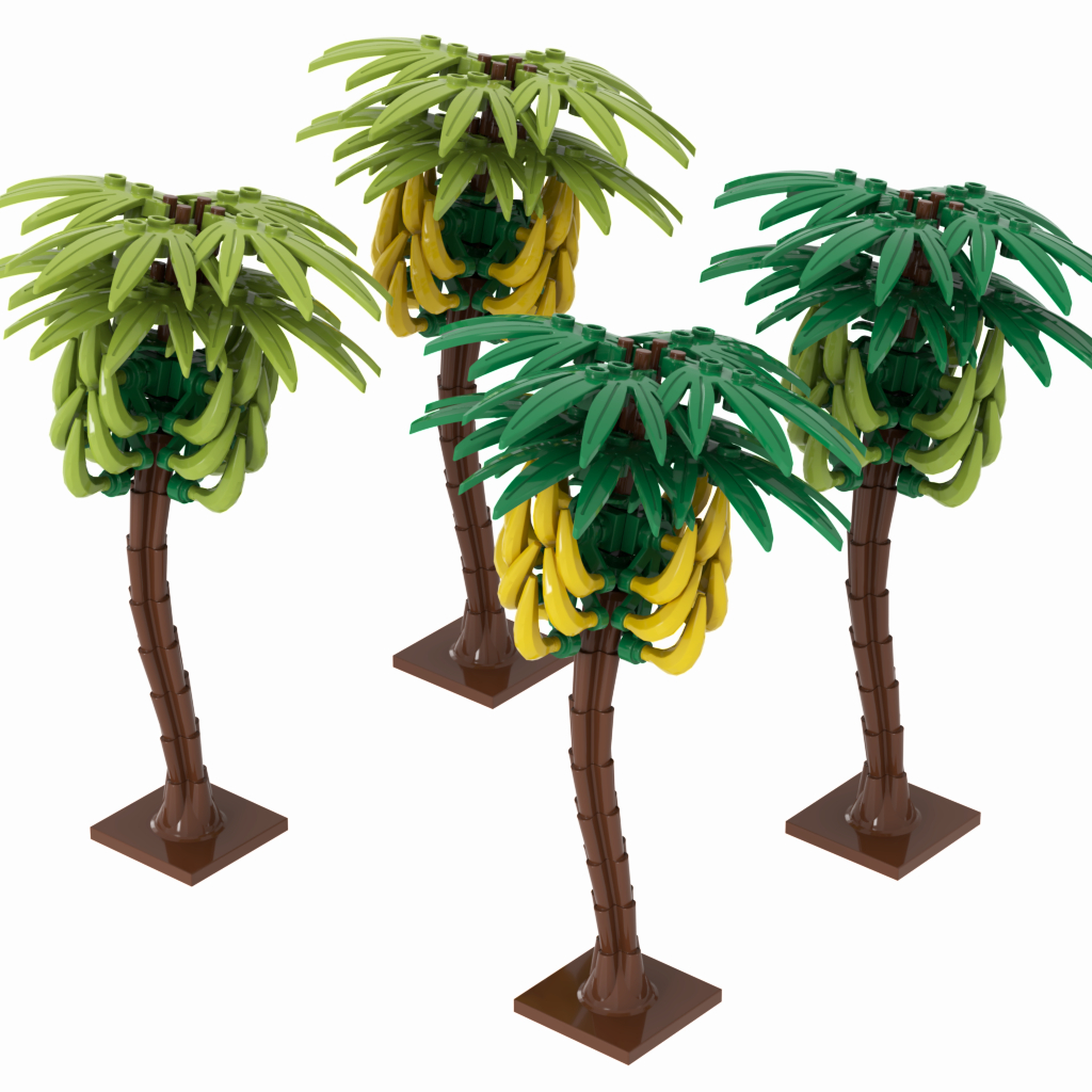 Banana Tree Building Blocks Toys Kids Collection Forest Classic Brick ...