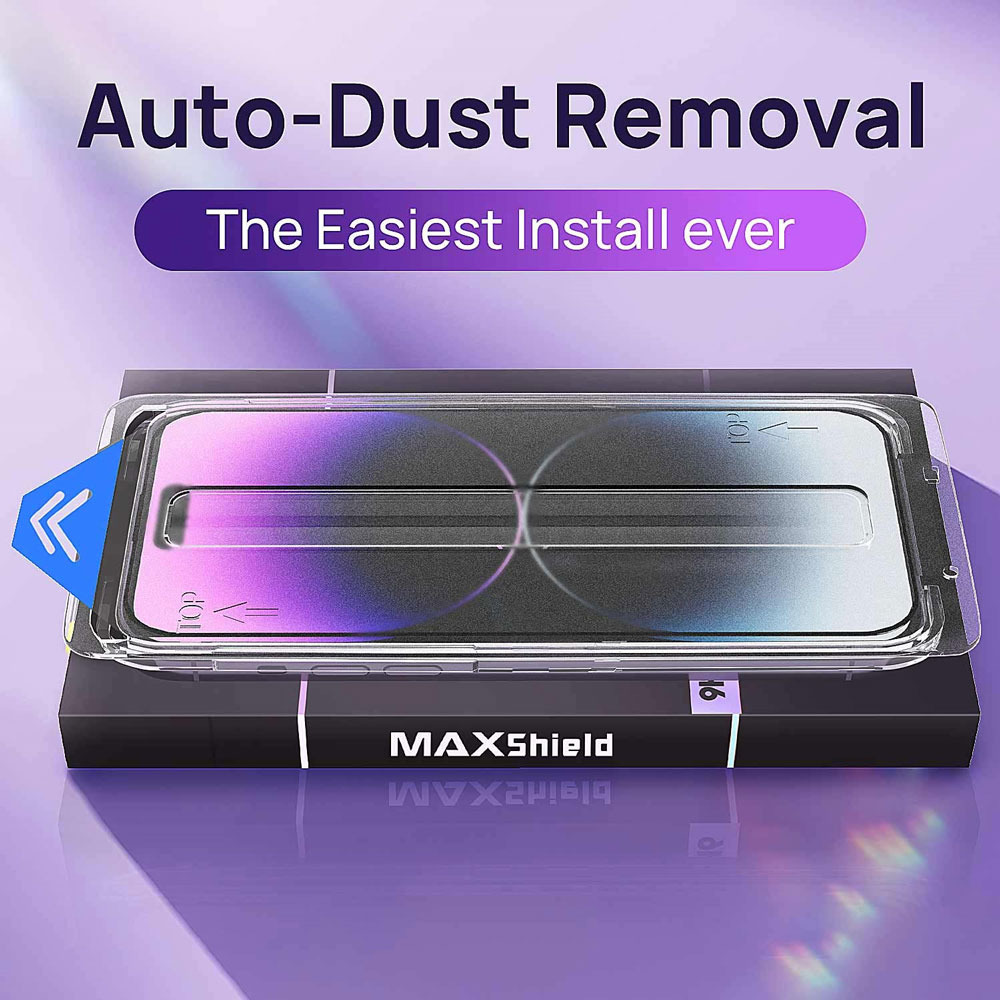 2X MAXSHIELD Tempered Glass Screen Protector For iPhone 16 16E 15 14 13 ...